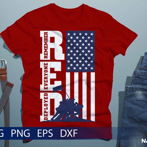 Remember Everyone Deployed Svg RED Svg Red Friday Svg We - Etsy