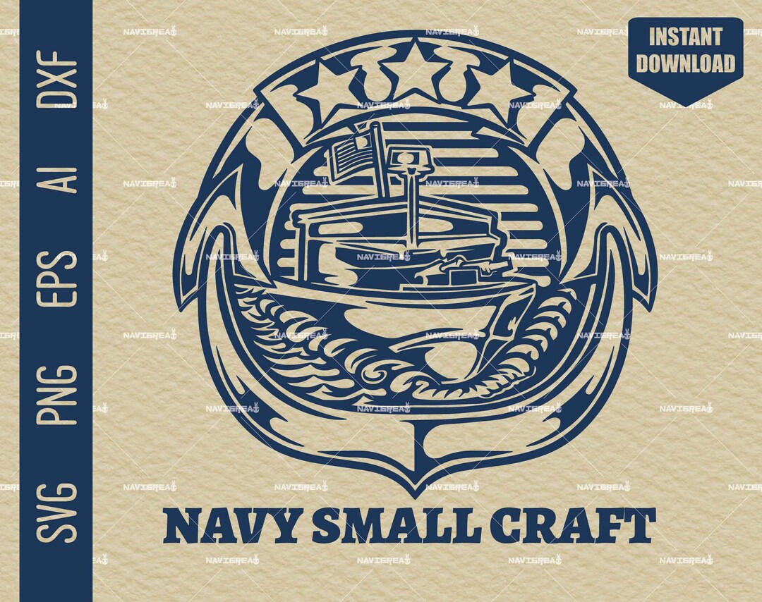 Navy Small Craft Insignia Insignia Small Craft Badge Png - Etsy