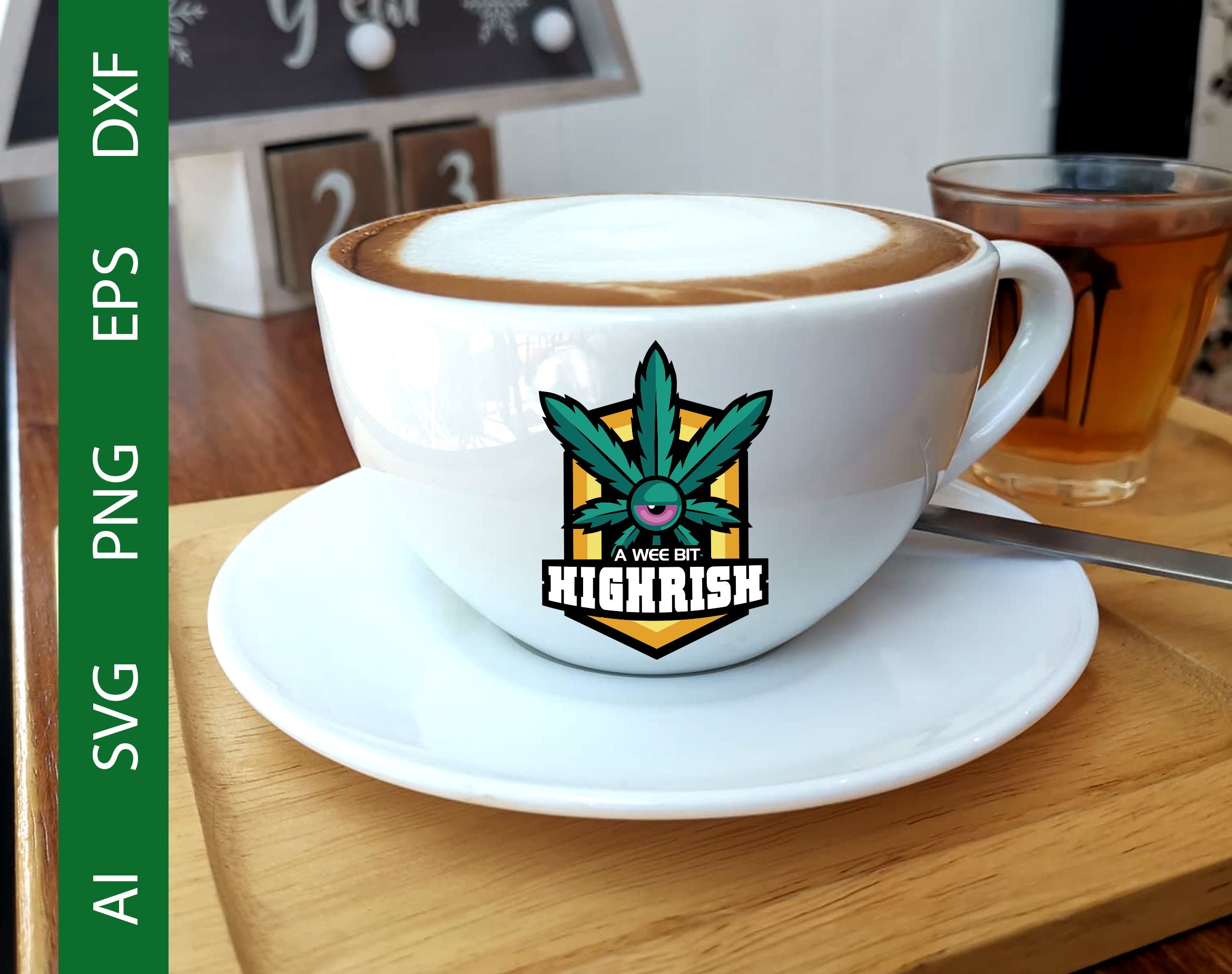 A Wee Bit Highrish Svg Irish Svg Shamrock Lucky Svg St. - Etsy Australia