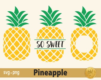 Pineapple SVG, Pineapple, Monogram Frames SVG, Summer Svg, Svg Files ...