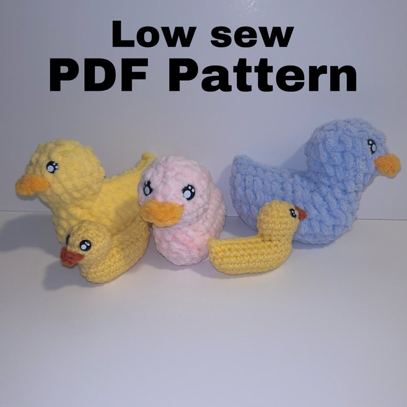 Crochet PDF PATTERN Rubber Ducky - Etsy