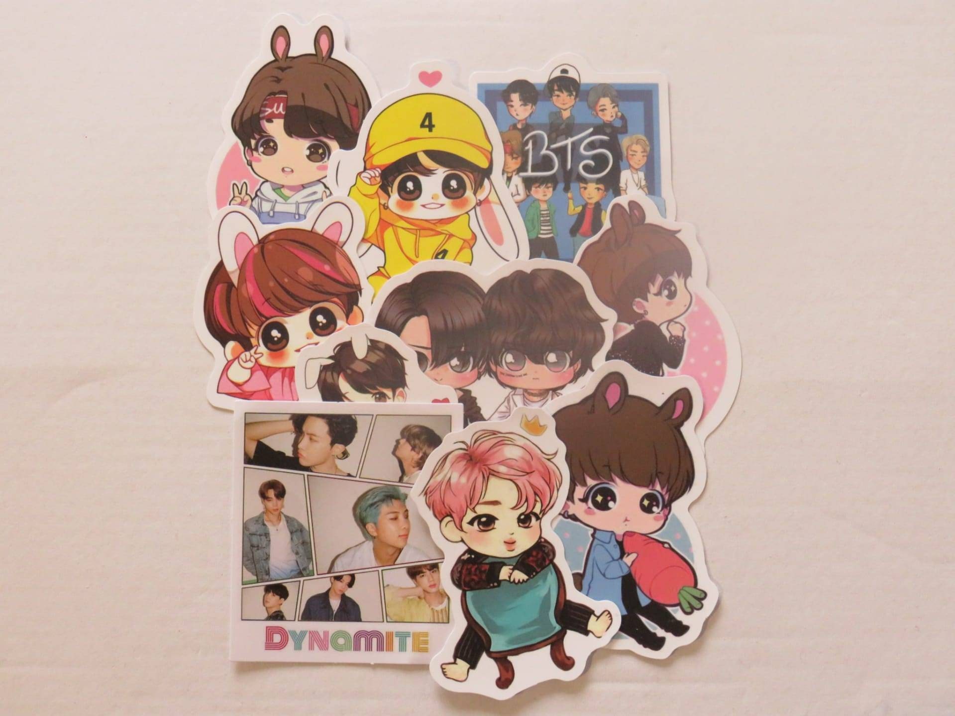 BTS Pack Stiker Kpop Sticker Kpop BTS Sticker BTS Kpop | Etsy