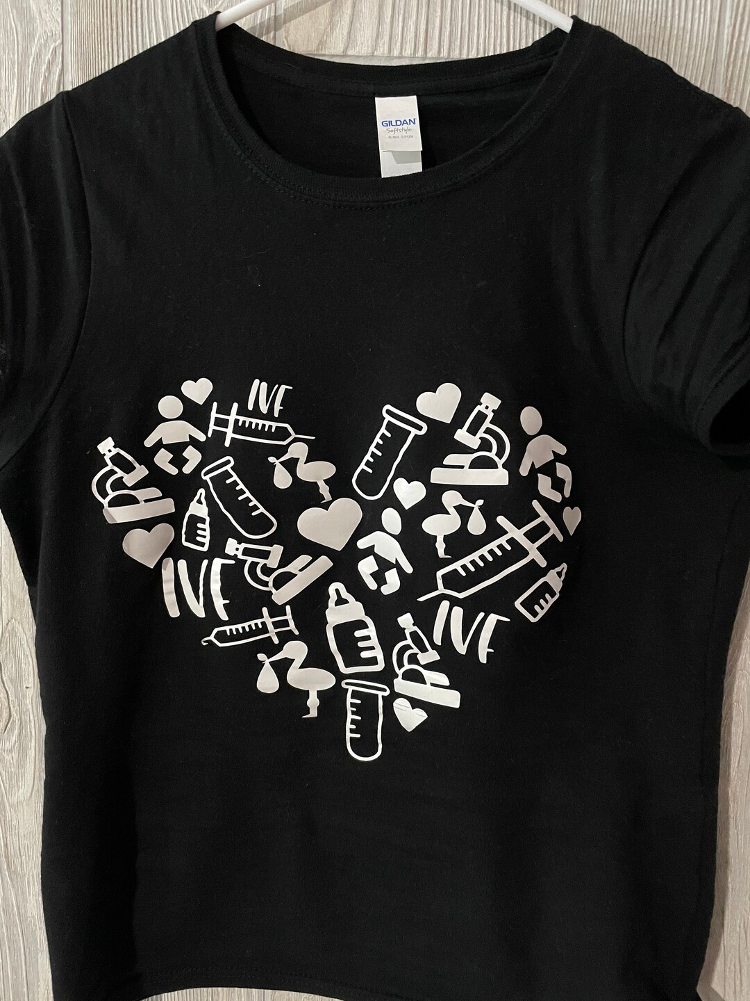 IVF Heart T-shirt - Etsy