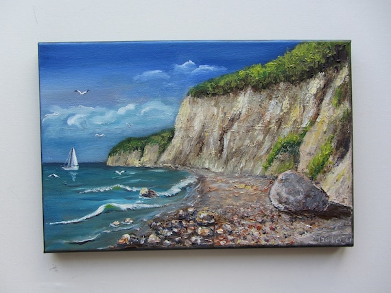 Oil Painting Rocks And Stones
