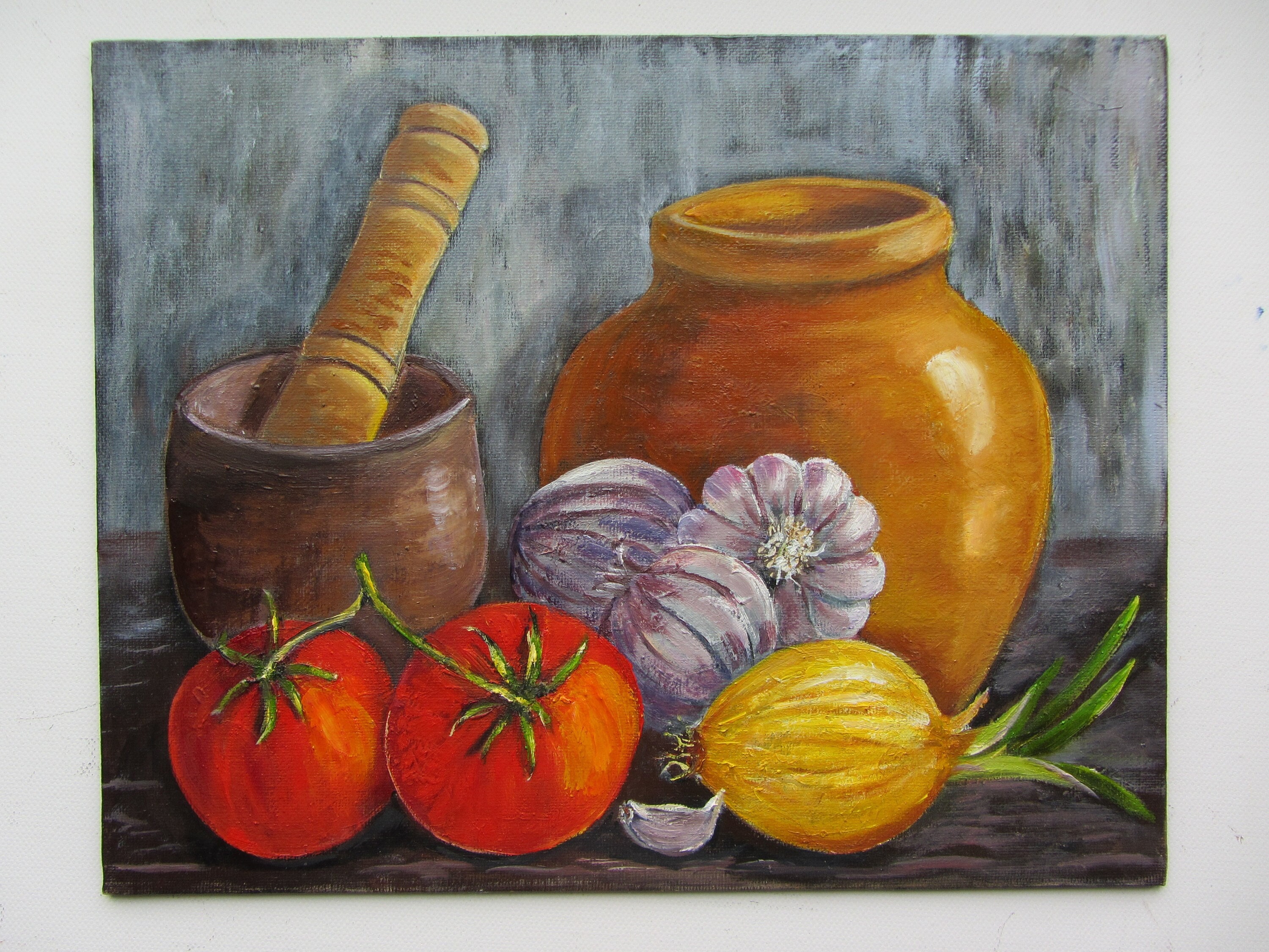 Vegetable Oil Painting