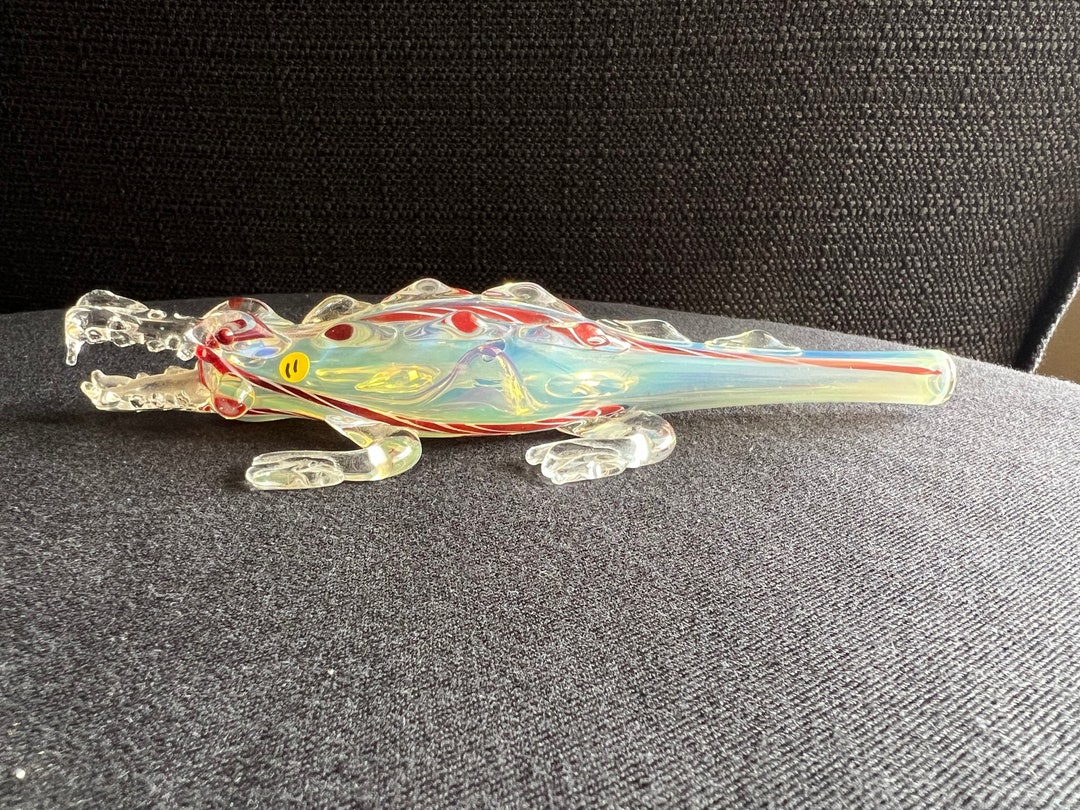 Hand Blown Alligator Pipe - Etsy