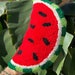 Handmade Tufted Pillow, Watermelon Pillow, Fruit Pillow, Stuffed ...