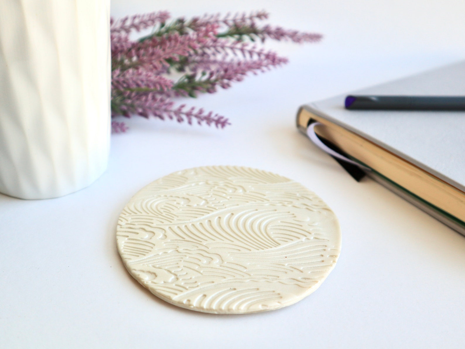 Japanese Wave Coasters Minimalist Home Decor Beachy - Etsy Canada