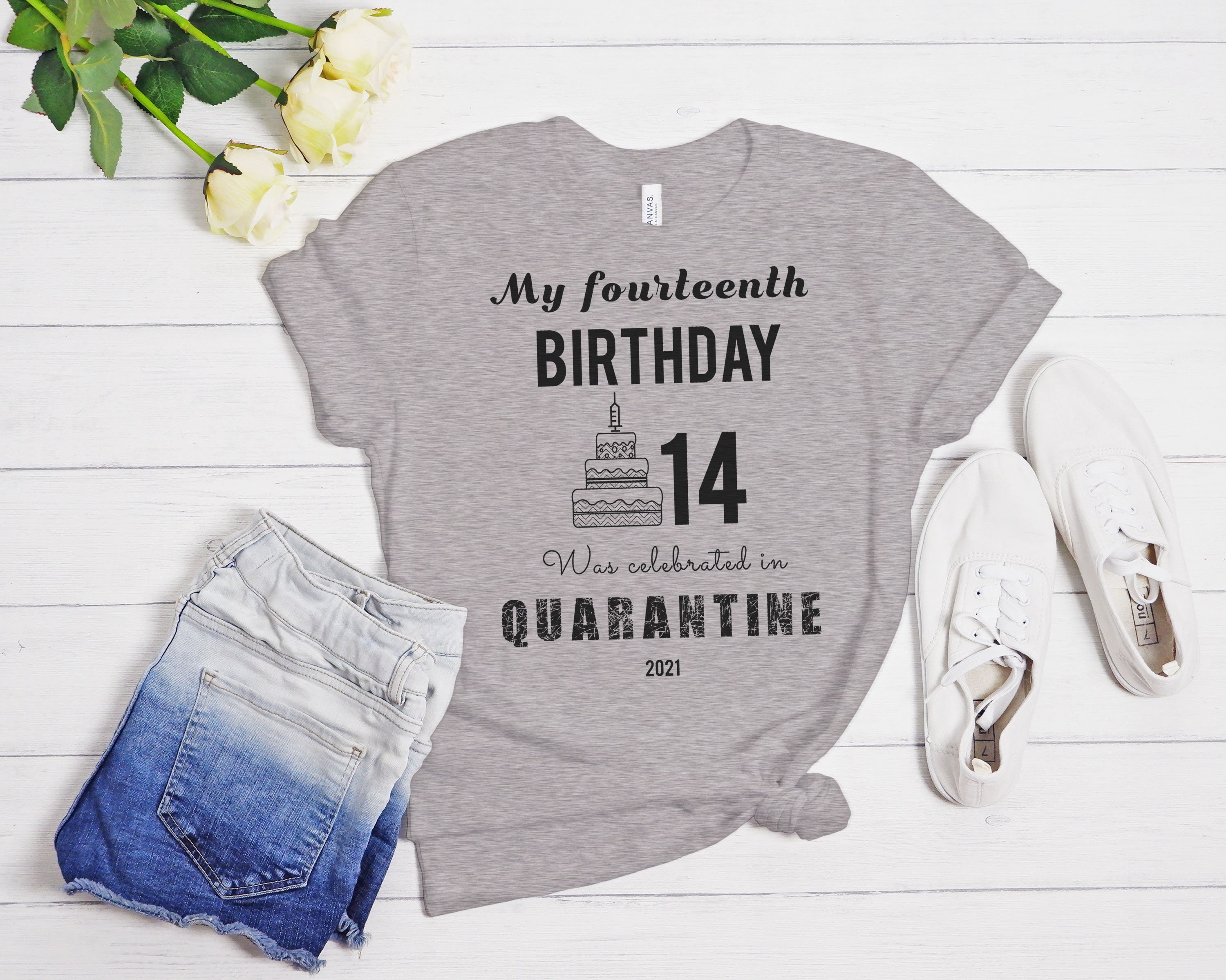 14th Birthday Tshirt Fourteenth Birthday Tshirt Teen - Etsy