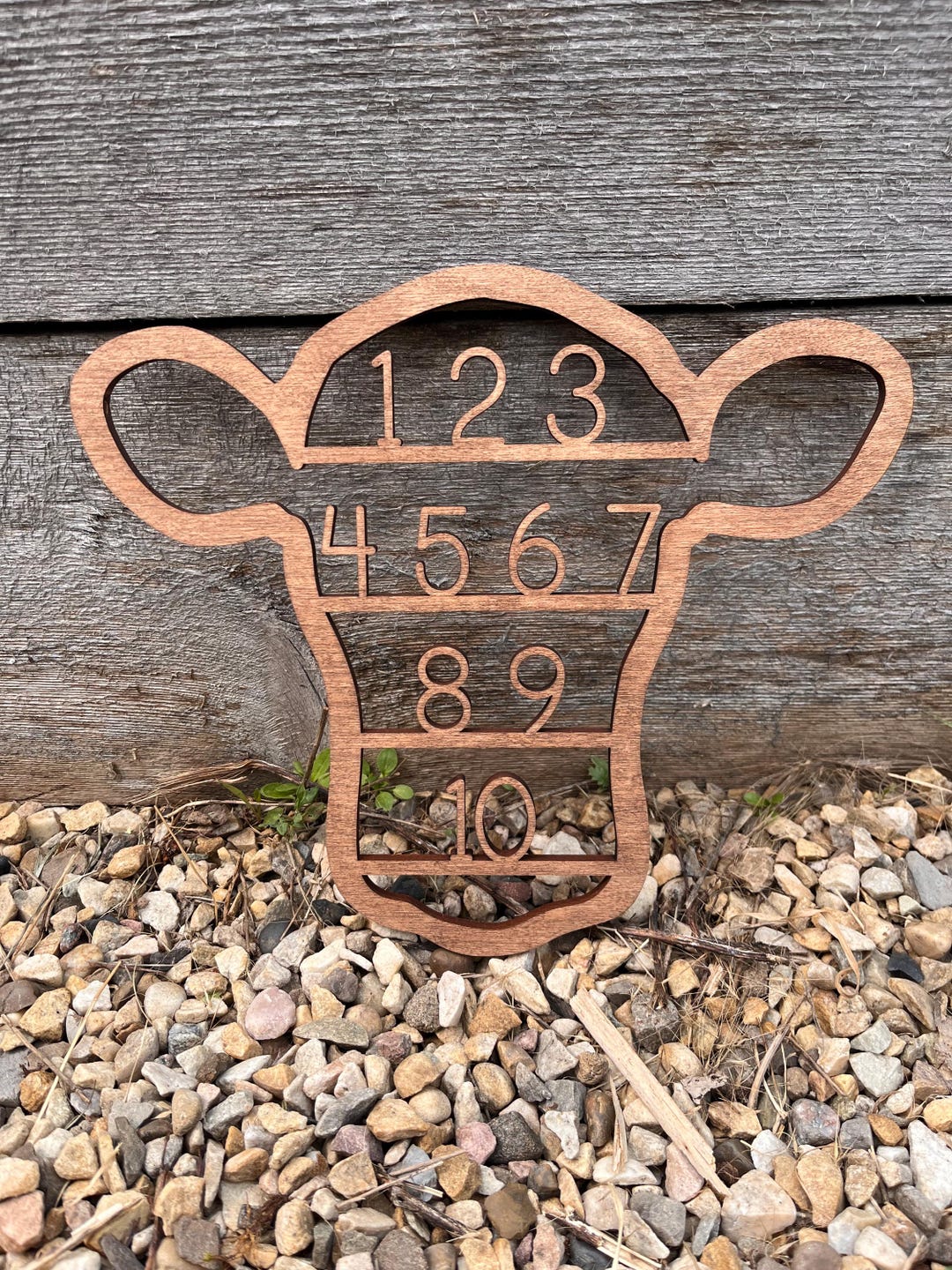 Cow Numbers - Nursery Sign, SVG, Laser Cut File - Etsy