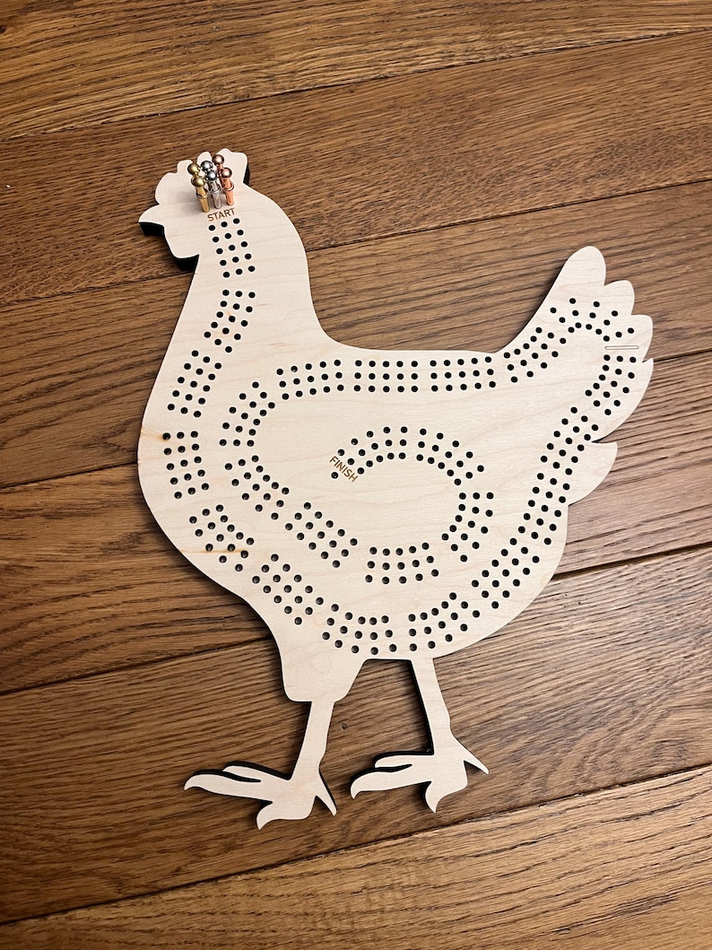 Chicken Cribbage Board, SVG, Laser Cutting File - Etsy