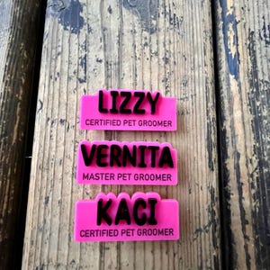 Magnetic Name Tag - Nurse, Midwife, Photographer, Receptionist ...