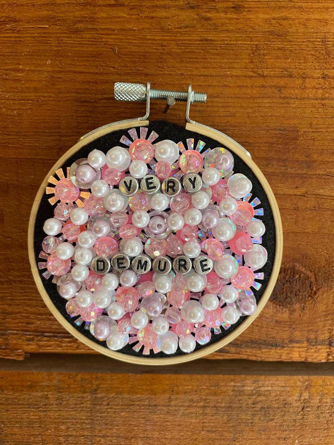 Very Demure; Very Mindful; Embroidery Art; Beaded Embroidery; Sequin ...