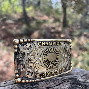 Box Buckle - Custom Made - German Silver - Hand Engraved - Customize ...