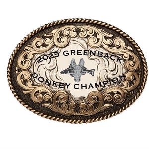 Custom Western Trophy Belt Buckle – Personalized, Hand-engraved German ...