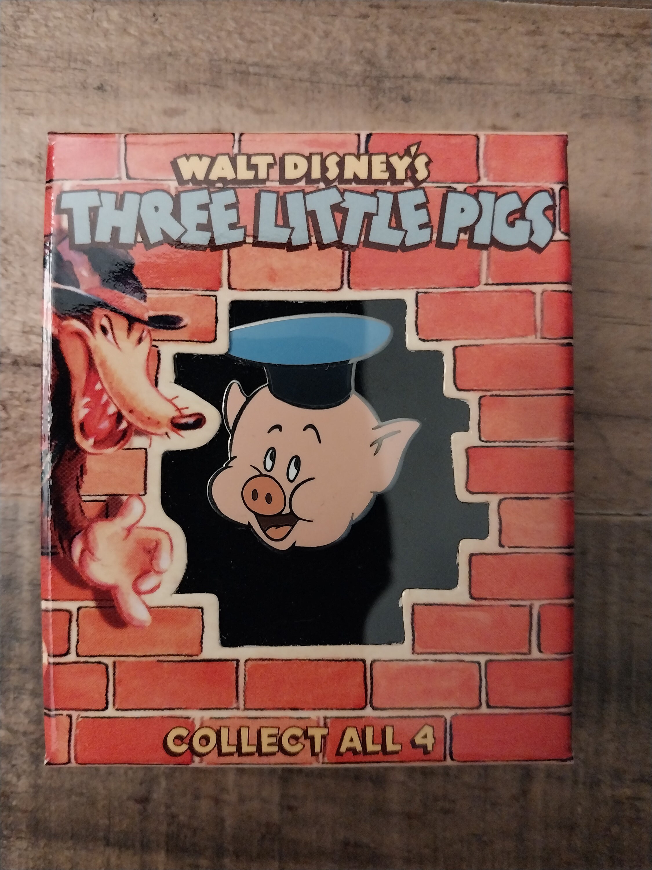 Disney Three Little Pigs and Wolf 70th Anniversary Pin Set - Etsy