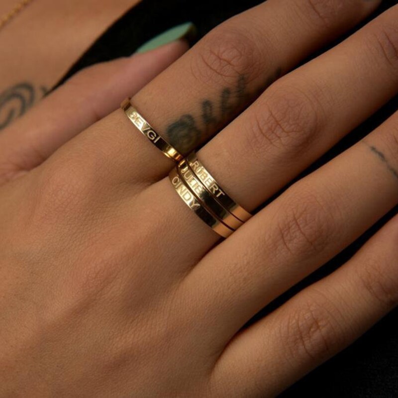 Stackable Rings - Etsy