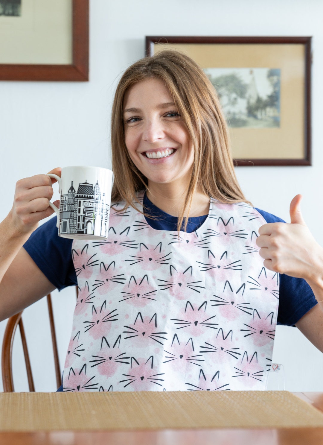 Adult Bib - Neck Napkin - Spill Catcher - Etsy