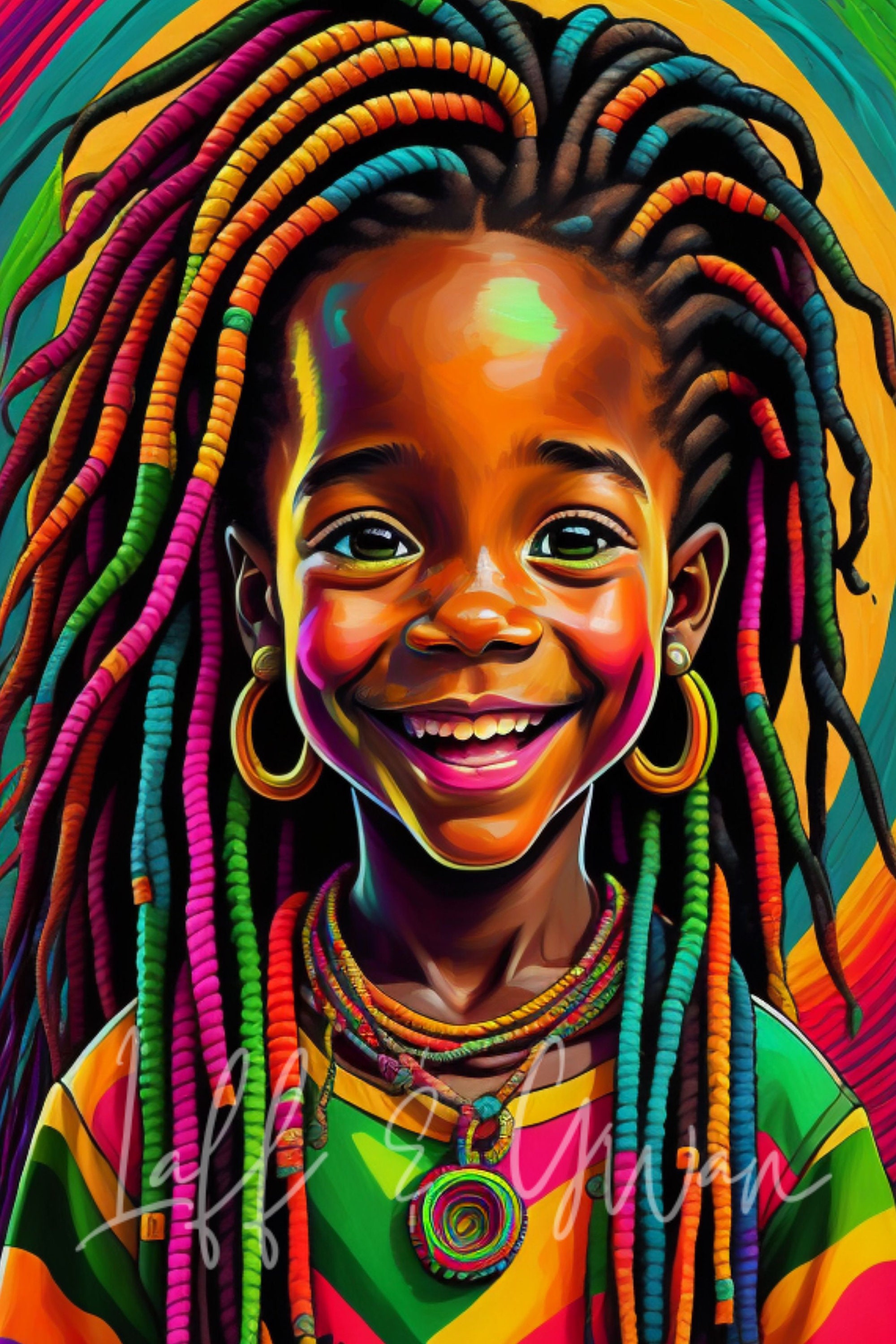 Original Jamaican AI Concept Art - Da Pickney Dem School Pictures - Etsy