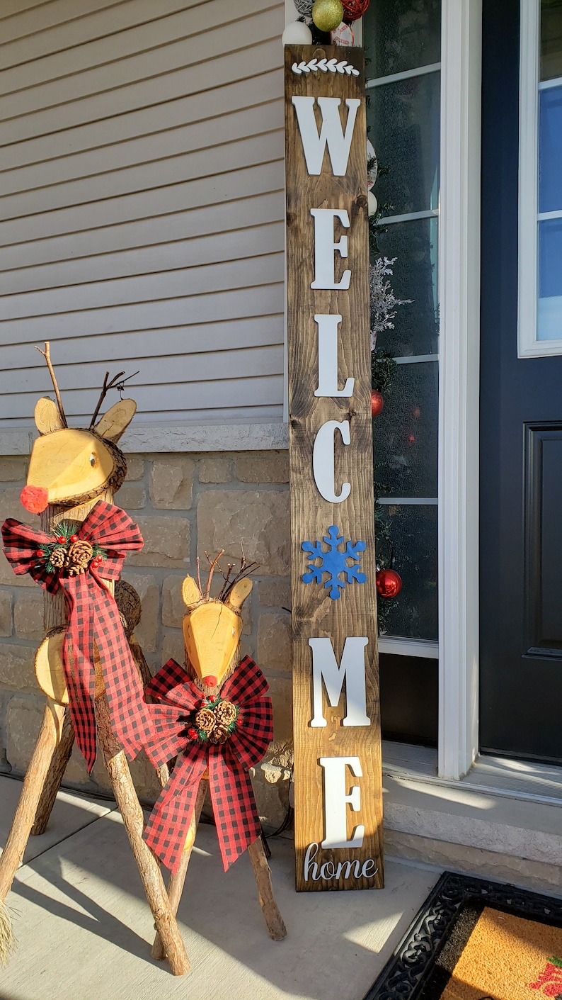 6 Foot Welcome Porch Sign, Laser Cut File Digital File ONLY - Etsy