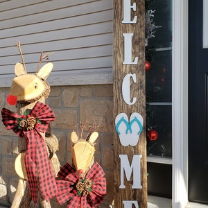 6 Foot Welcome Porch Sign Laser Cut File Digital File ONLY - Etsy