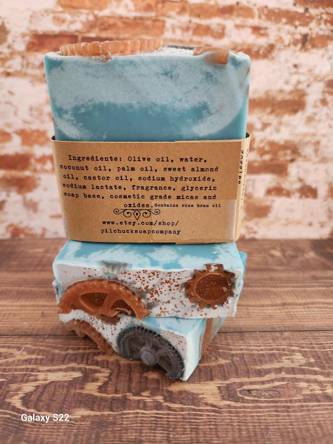 Cogs & Gears Handcrafted Soap Ginger Ale Scented Handmade in the ...