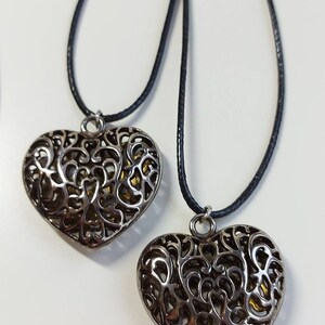 Heart Pendant Cord Necklace, Tree of Life Necklace, Gift for Her, Key ...