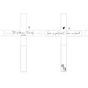 Personalized Wooden Cross, Engraved Wall Cross, Religious Gift, Custom ...