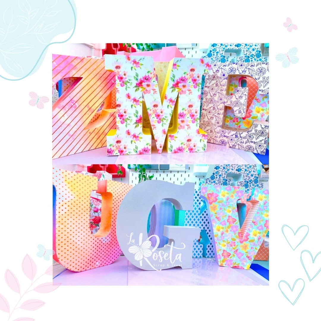 3D Letter, Alphabet 3D Letters SVG Files, Studio, Brother Scanncut ...