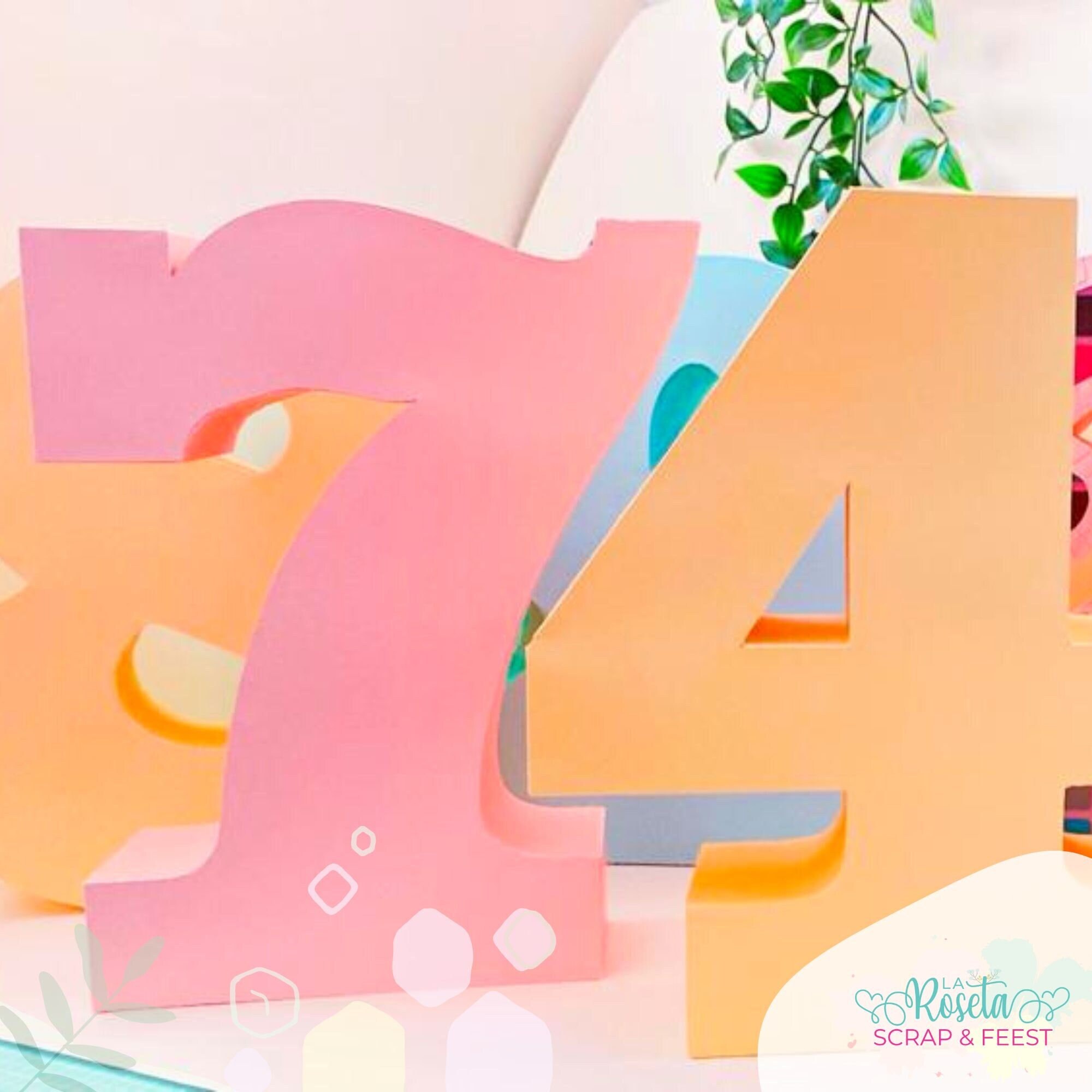 3D NUMBER 3D Numbers SVG Studio Cwprj for Scanncut 24cm 3d Numbers Maxi ...