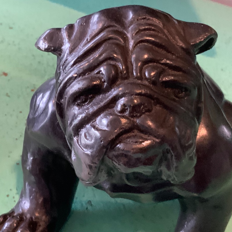 Bulldog Statue - Etsy