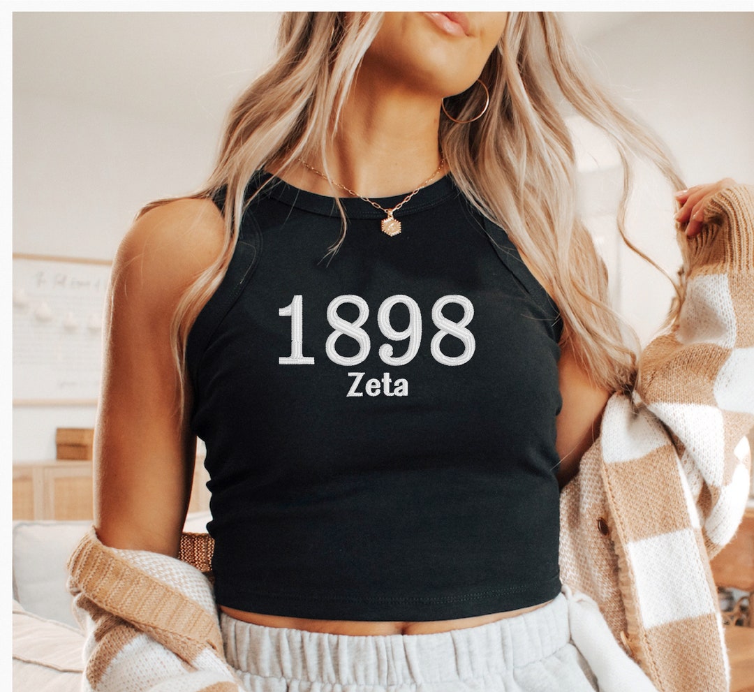 Zeta Tau Alpha Sorority Year Chapter Tank Top / Custom Color Greek ...