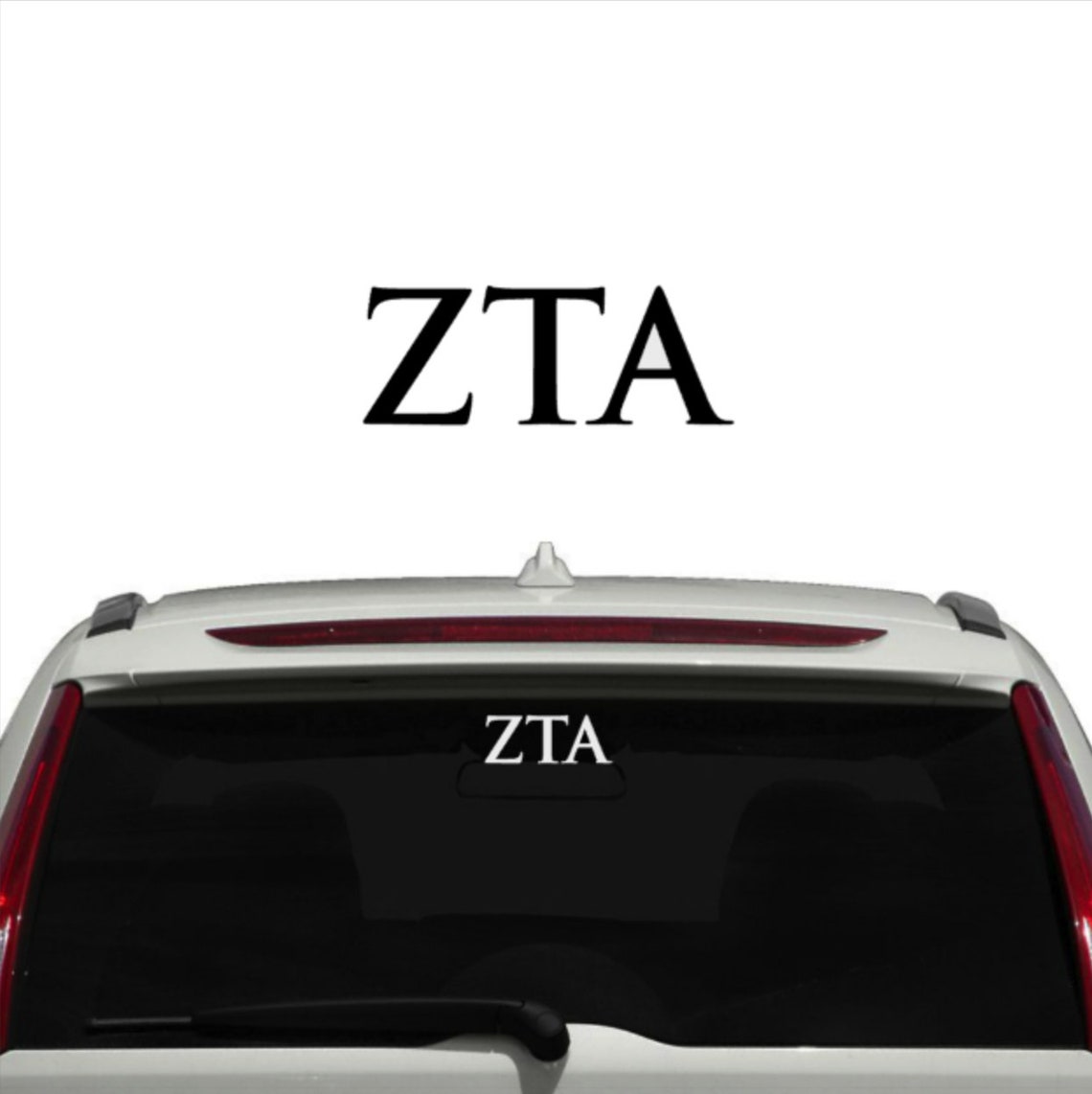 Zeta Tau Alpha Sorority Car Decal / Custom Color Greek Laptop - Etsy
