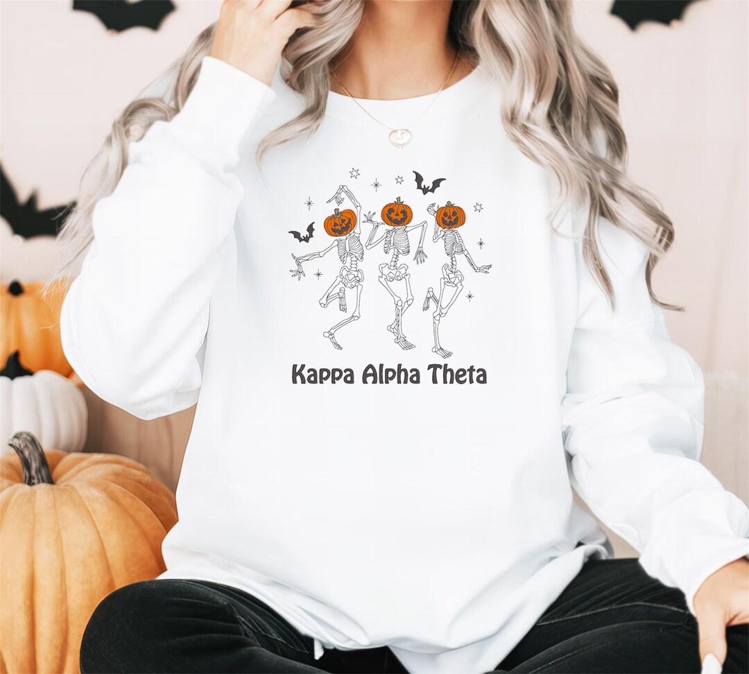 Kappa Alpha Theta Sorority Halloween / Custom Color Greek Embroidered ...