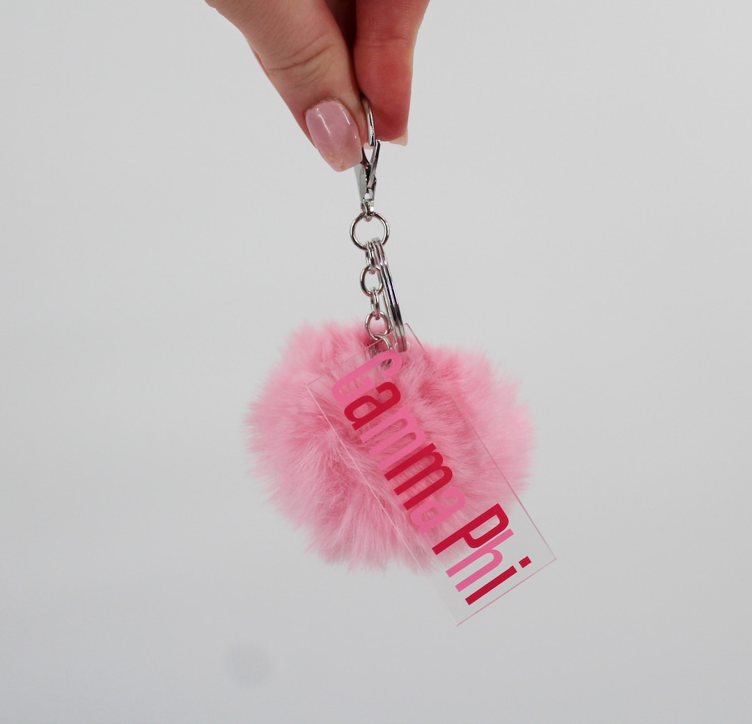 Gamma Phi Beta Sorority Keychain / GPHI Custom Color Greek Key Chain ...