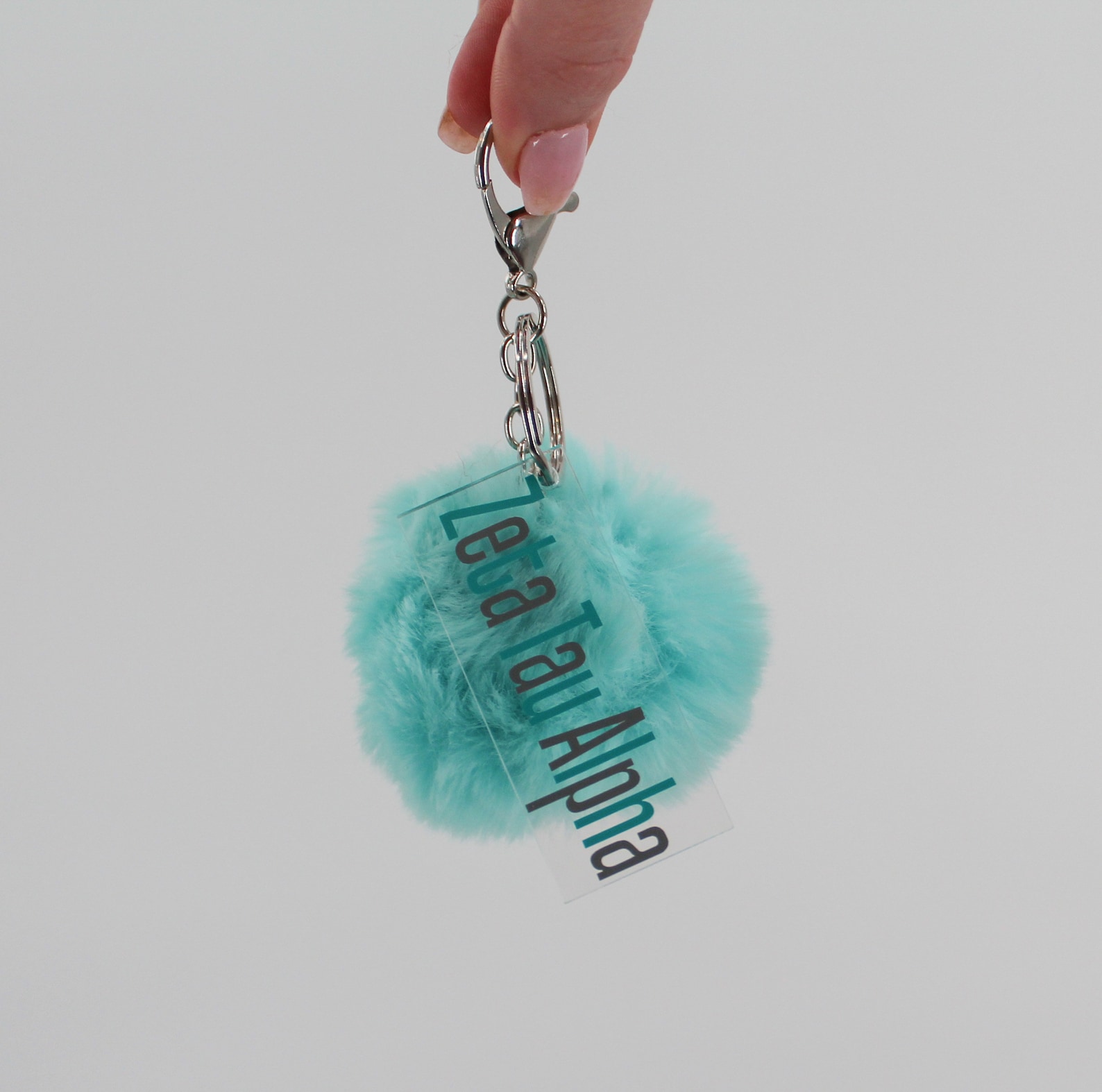 Zeta Tau Alpha Sorority Keychain / ZTA Custom Color Greek Key Chain ...