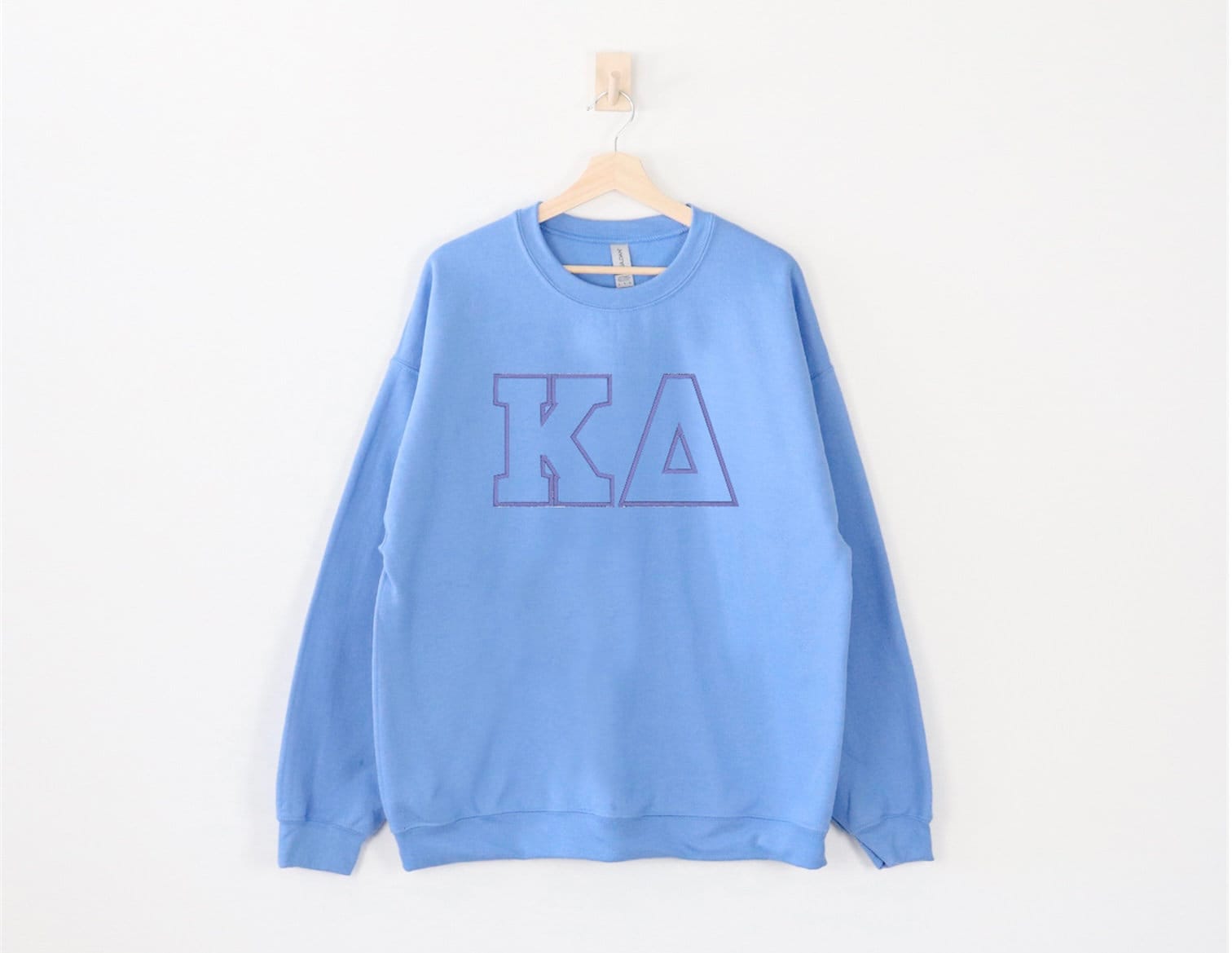 Kappa Delta Sorority Letter Outline / Custom Color Greek - Etsy