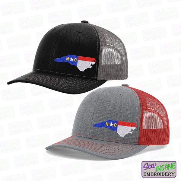North Carolina State Flag Hat - Etsy