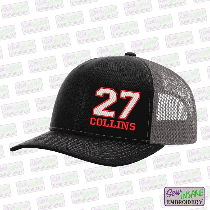 Custom Sports Name/number Hat Snapback Trucker Hat Show - Etsy