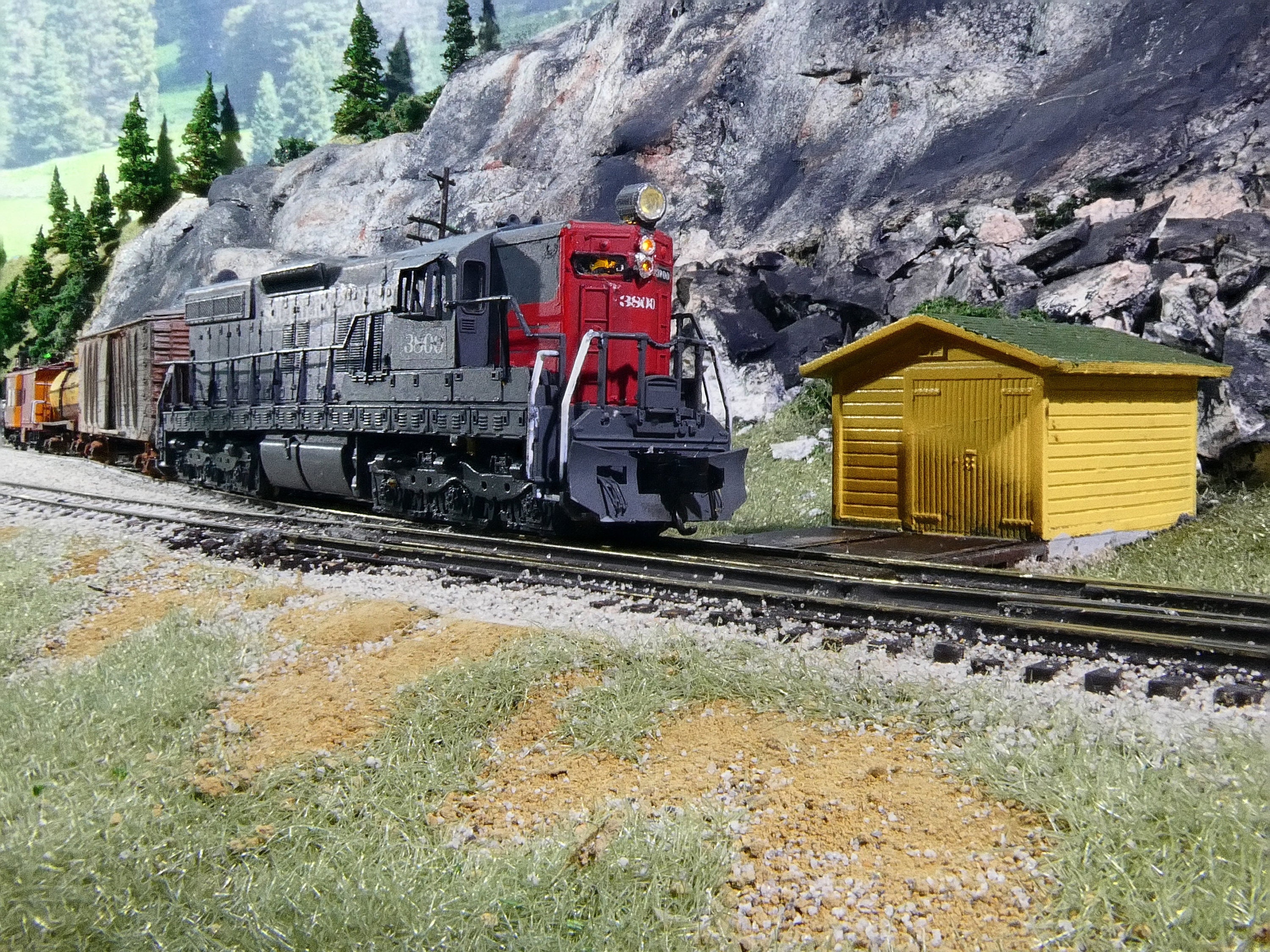 HO Scale Southern Pacific Tool Shed (speeder Shed, Doors Closed) - Etsy