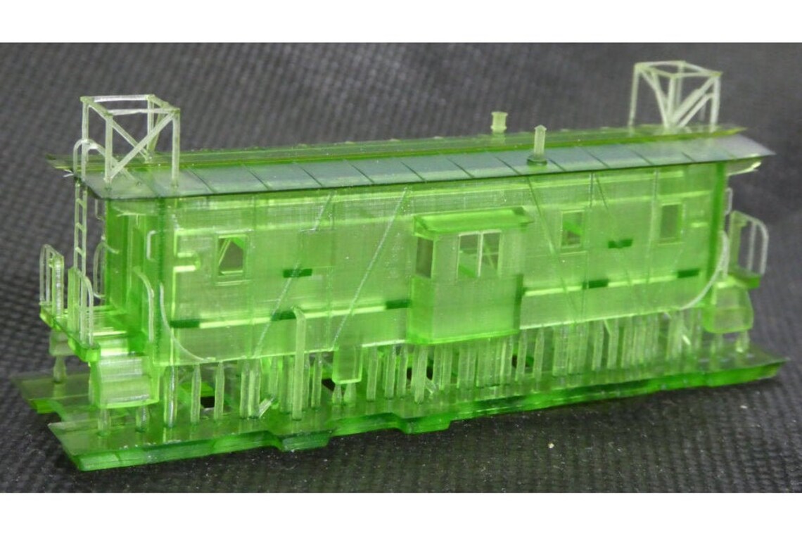 N Scale Western Pacific Bay Window Caboose - Etsy