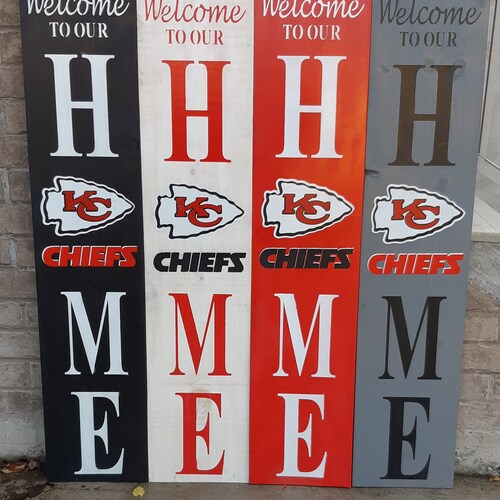 Kansas City Chiefs Welcome Sign - Etsy