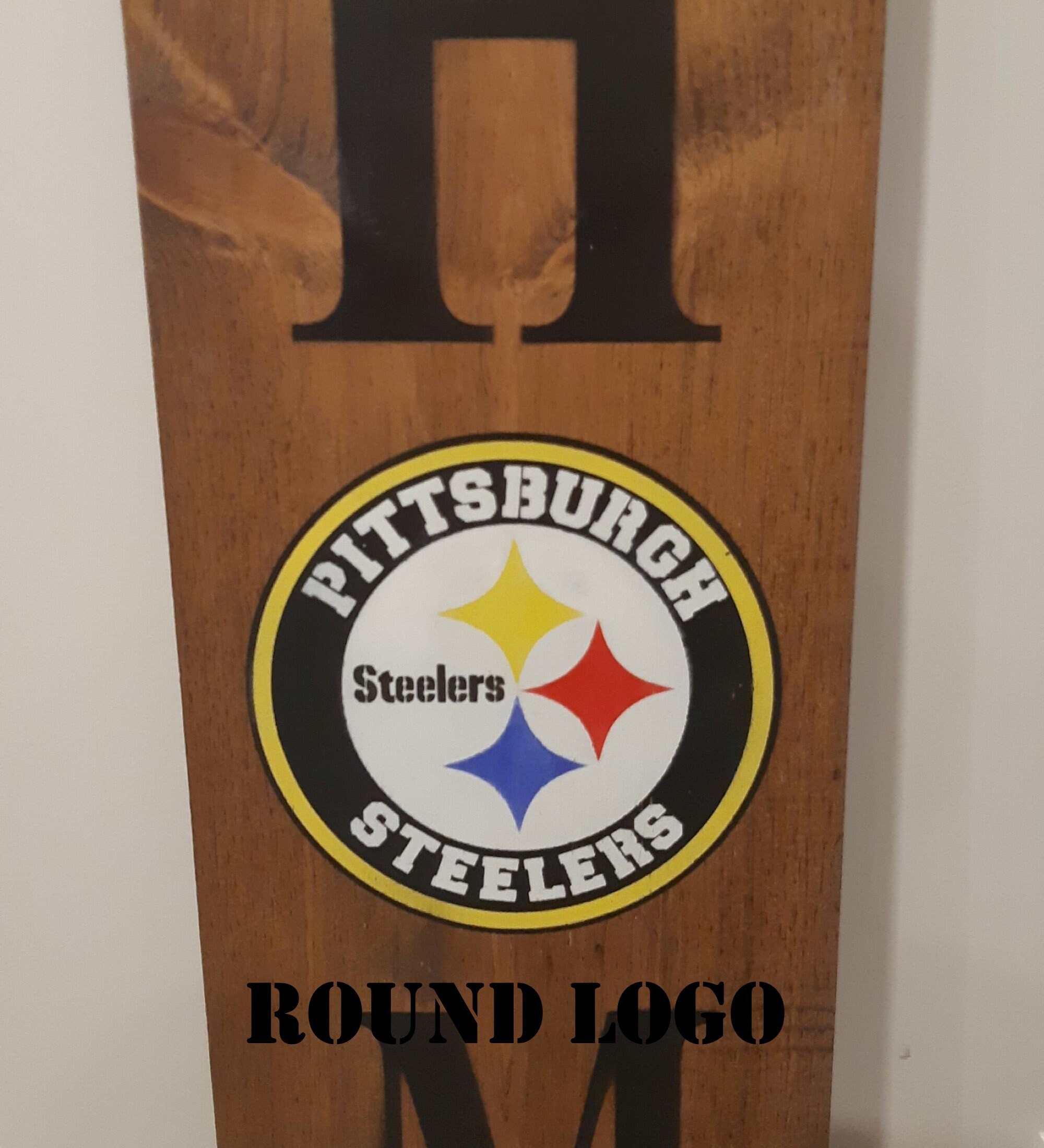 Pittsburgh Steelers Wood Welcome To My Home Porch Sign | Etsy