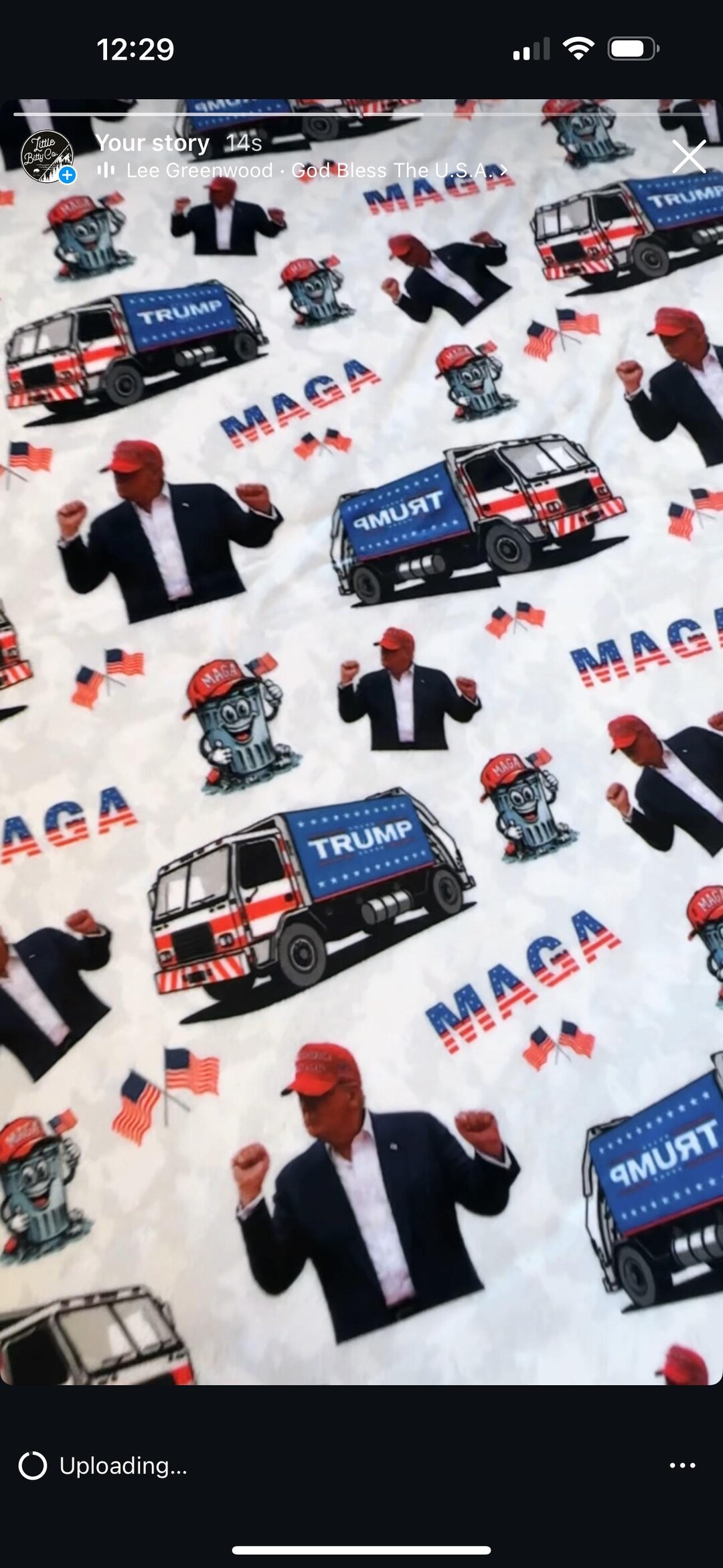 Baby Lovey Tag Blanket - MAGA TRASH - Etsy