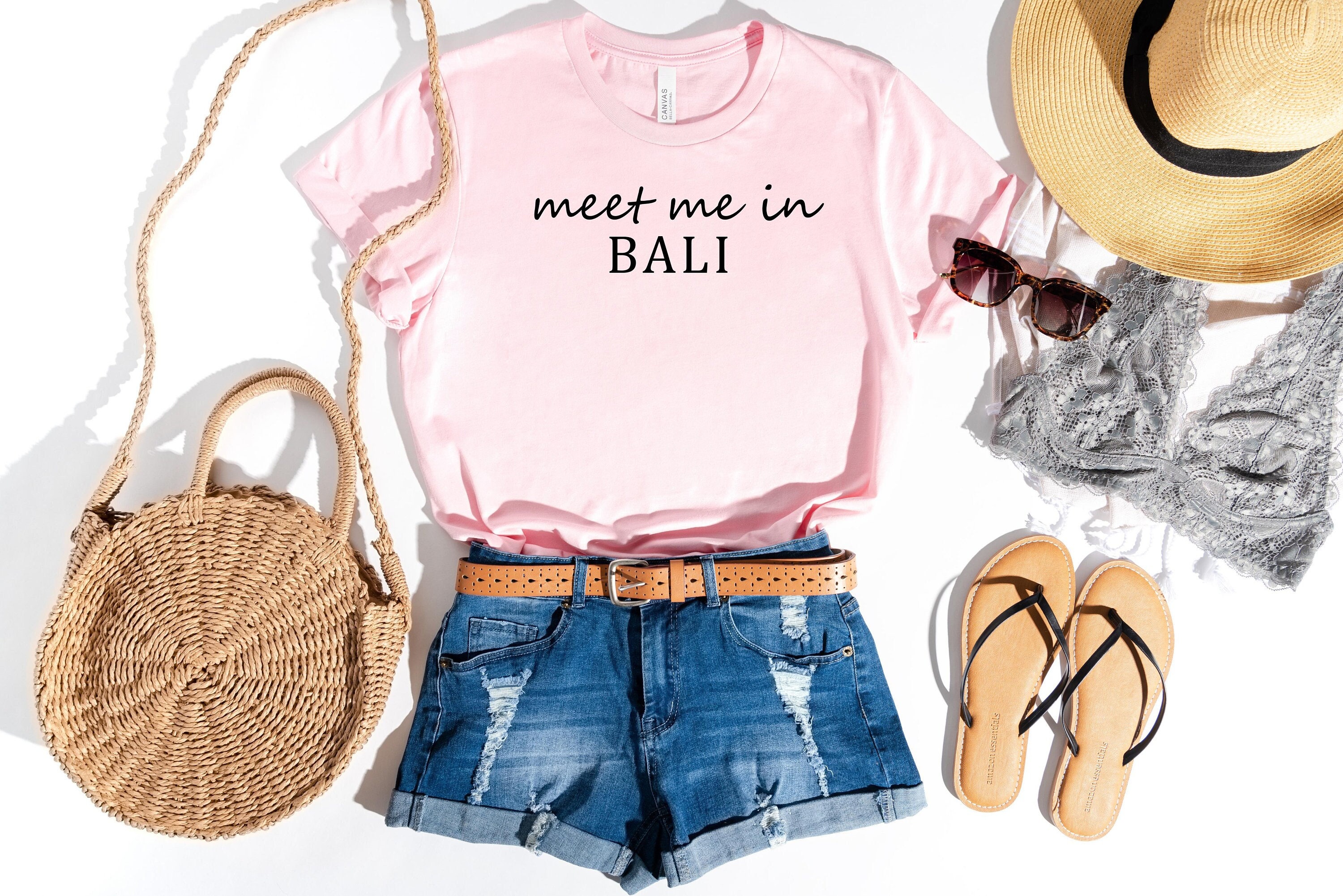 Bali Shirt Meet Me In Bali Tee Balinese Gift Travel Lover | Etsy