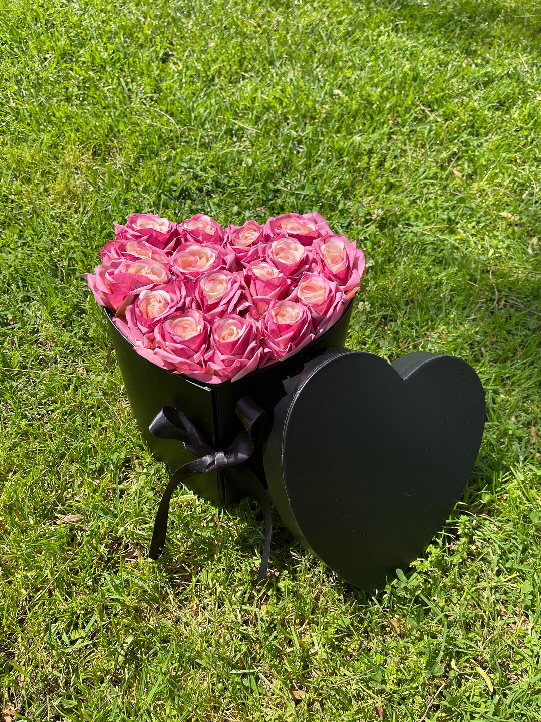 Heart Rose Box - Etsy