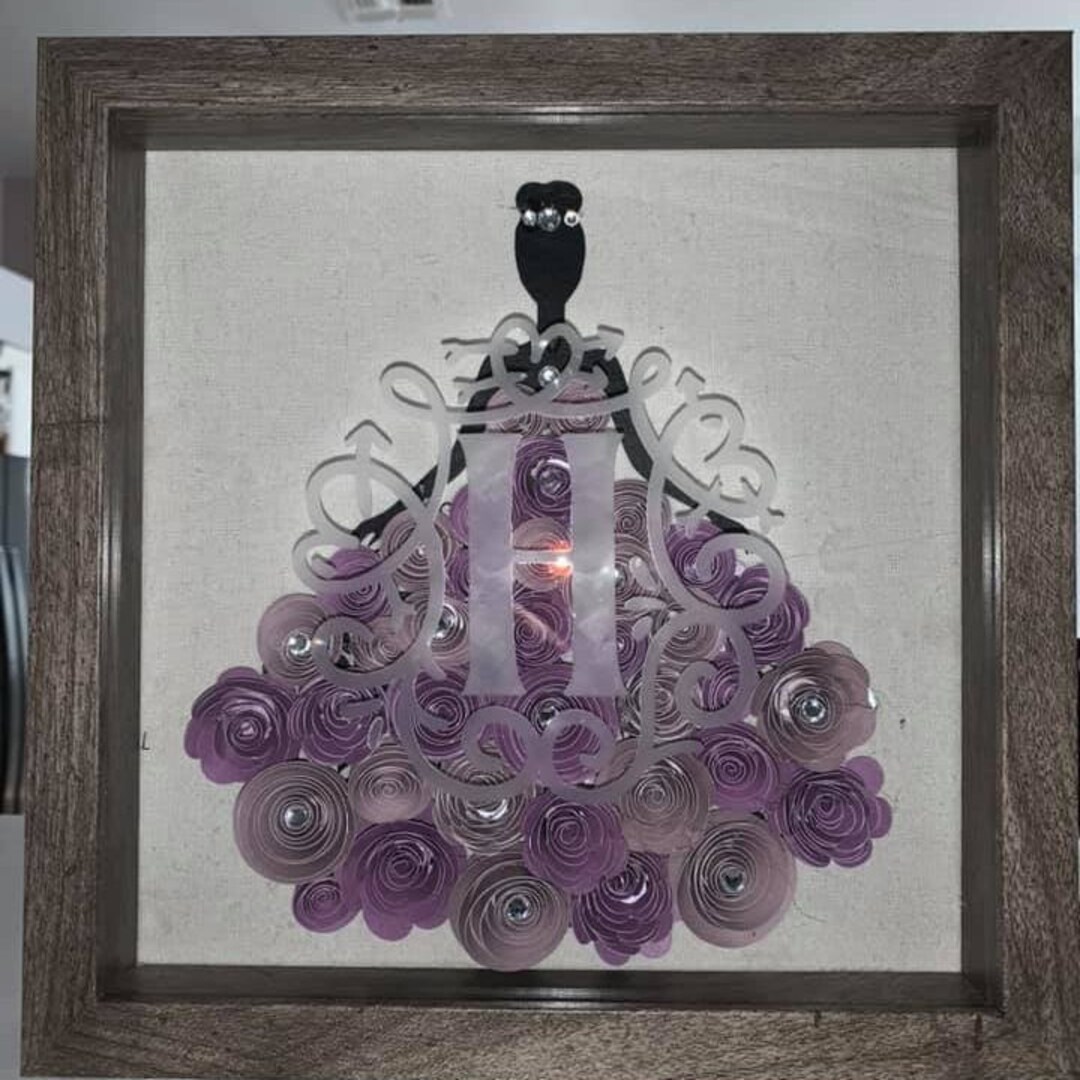 Made to Order Floral Princess Shadow Box - Etsy