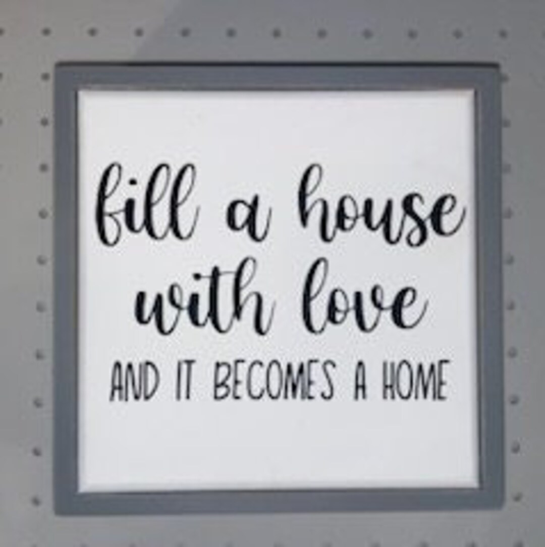 Fill a House With Love - Etsy