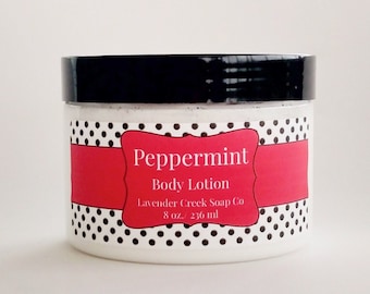 Rosemary Peppermint Body Lotion Peppermint Lotion Aromatherapy - Etsy