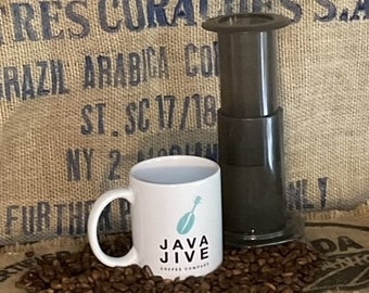 Classic Java Jive Mug-horizontal Logo | Etsy